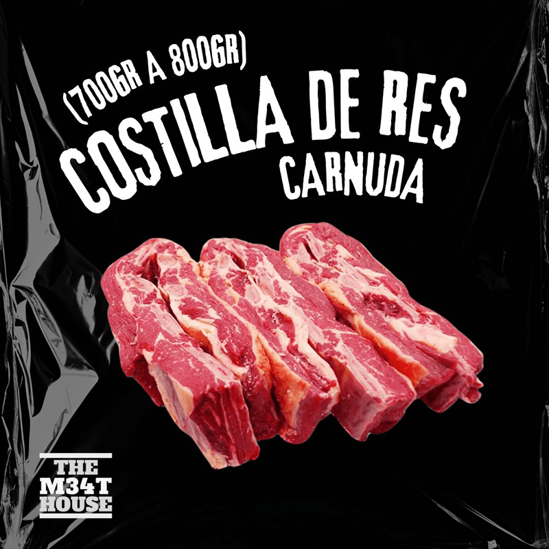 Costilla de Res (700gr a 800gr) - Tres Cuartos Meat House