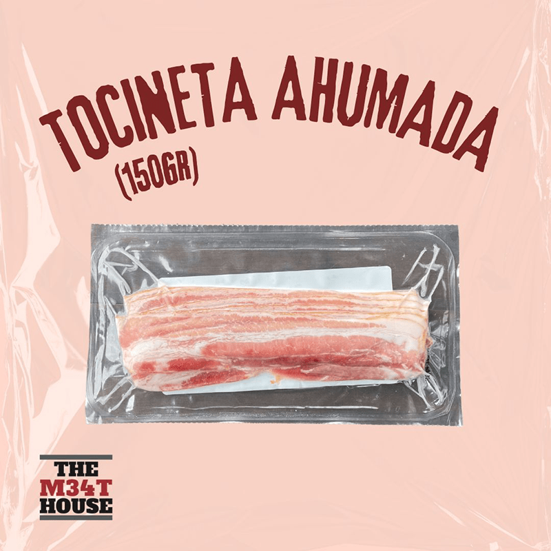 Tocineta Ahumada (150gr) - Tres Cuartos Meat House