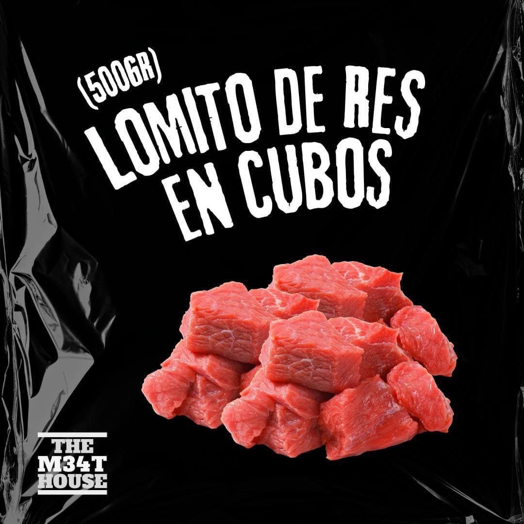 Lomito de Res en Cubos (500gr) - Tres Cuartos Meat House